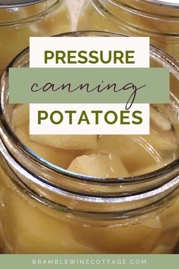 Canning Potatoes in a Pressure Canner - Bramble Wine Cottage