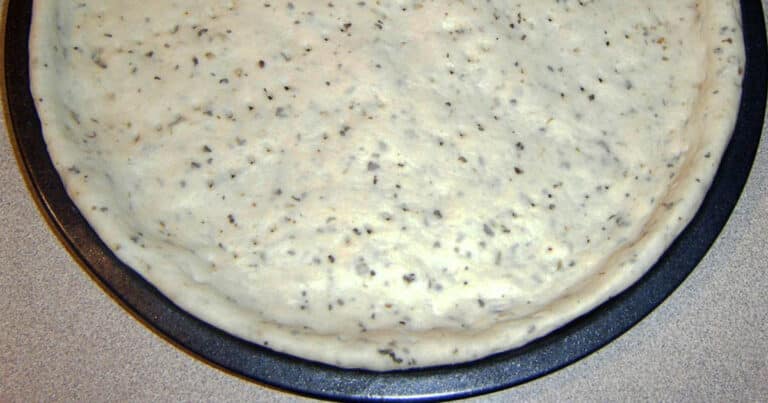 Italian Herb and Cheese Pizza Crust - Bramble Wine Cottage