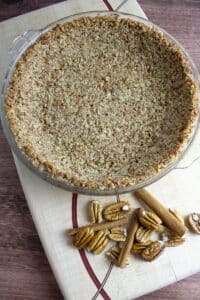 Easy Pecan Crust - Bramble Wine Cottage