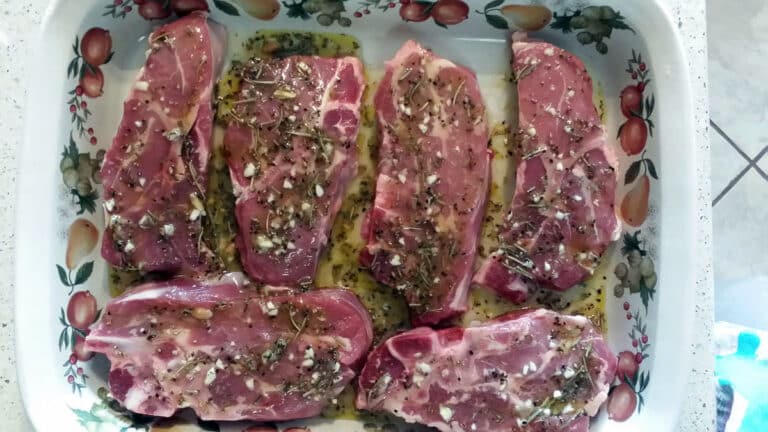 Grilled Lamb Chops with Herb Marinade - Bramble Wine Cottage