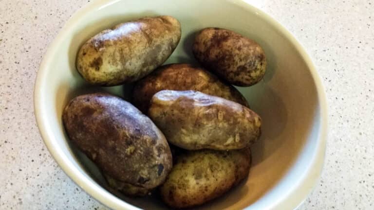 Dehydrating Potatoes - Bramble Wine Cottage